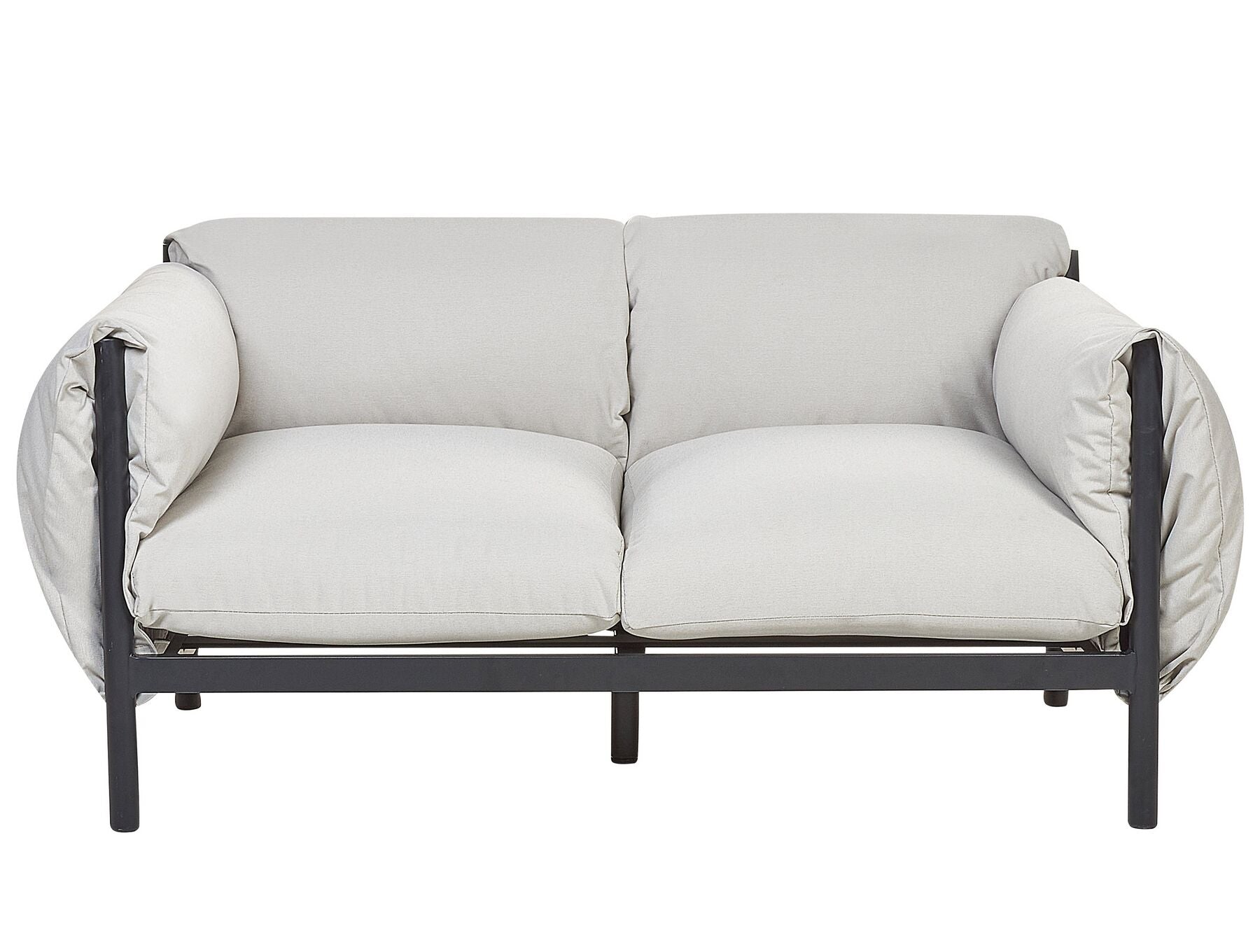 Esperia Garden Sofa 2 Seater Metal Grey – SOOXOS