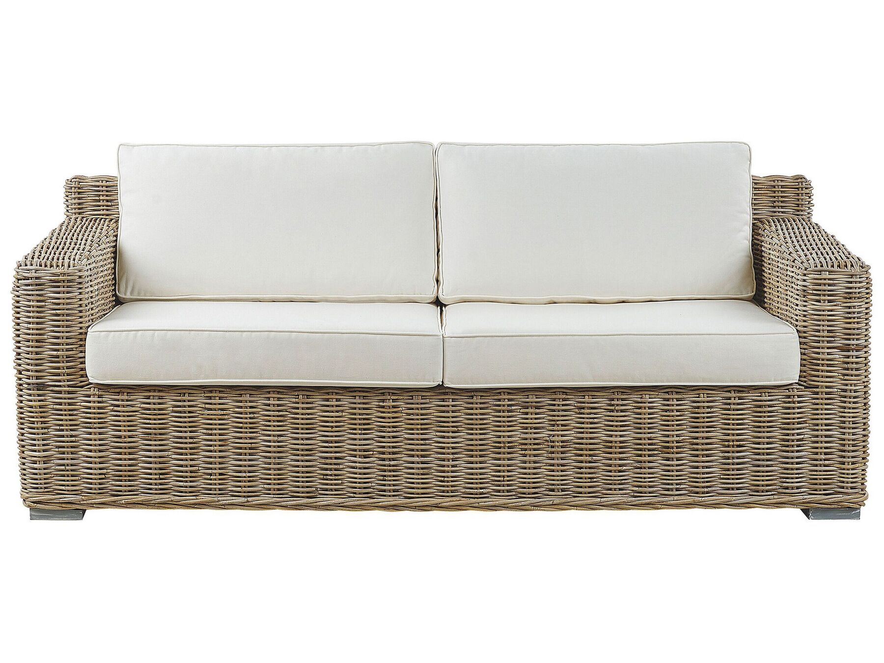 Ardea Garden Sofa 2 Seater Rattan Light Brown – SOOXOS, Unit 13 Roding ...