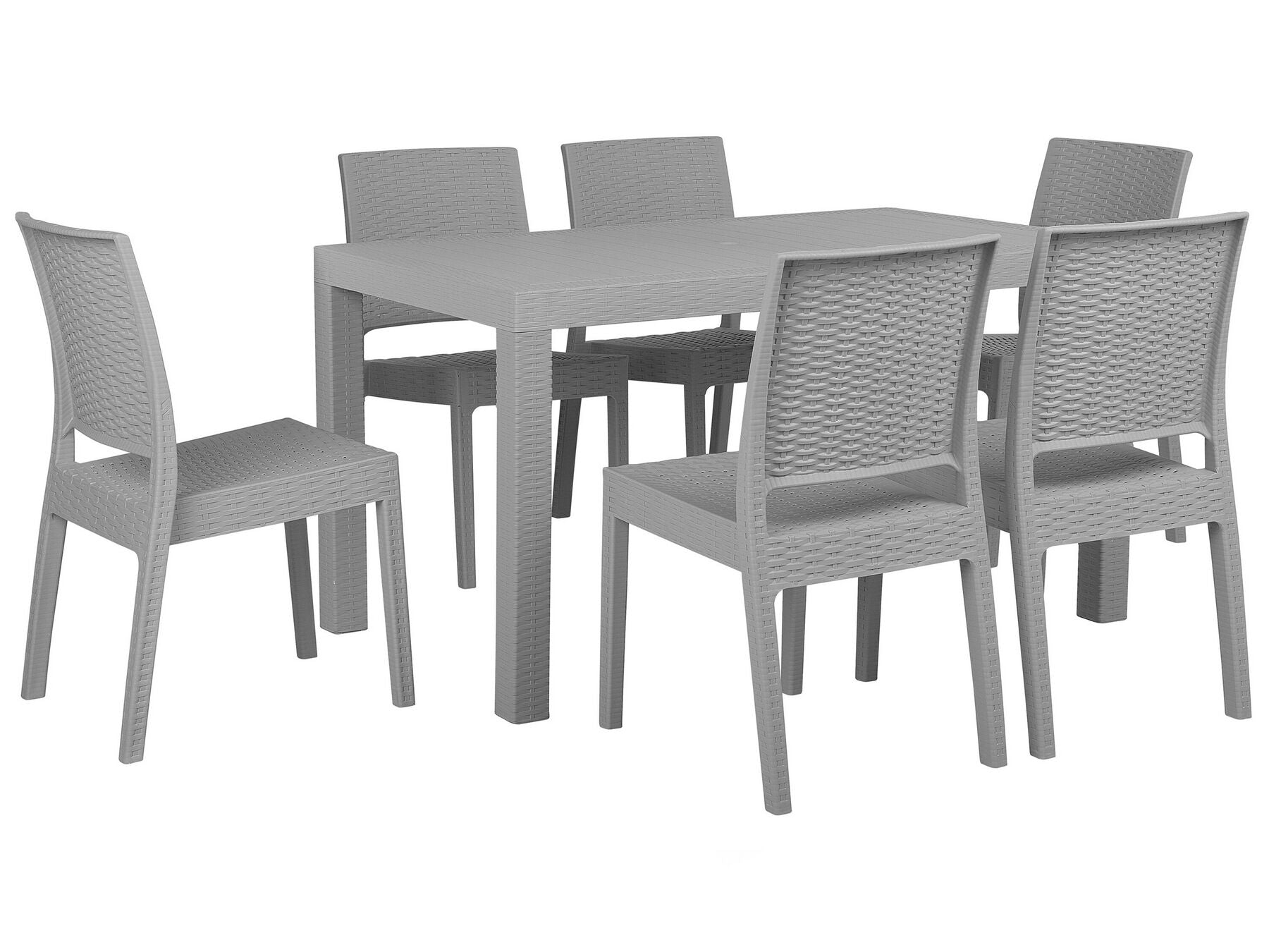 Fossano Garden Dining Set 6 Seater Light Grey – SOOXOS, Unit 13 Roding ...
